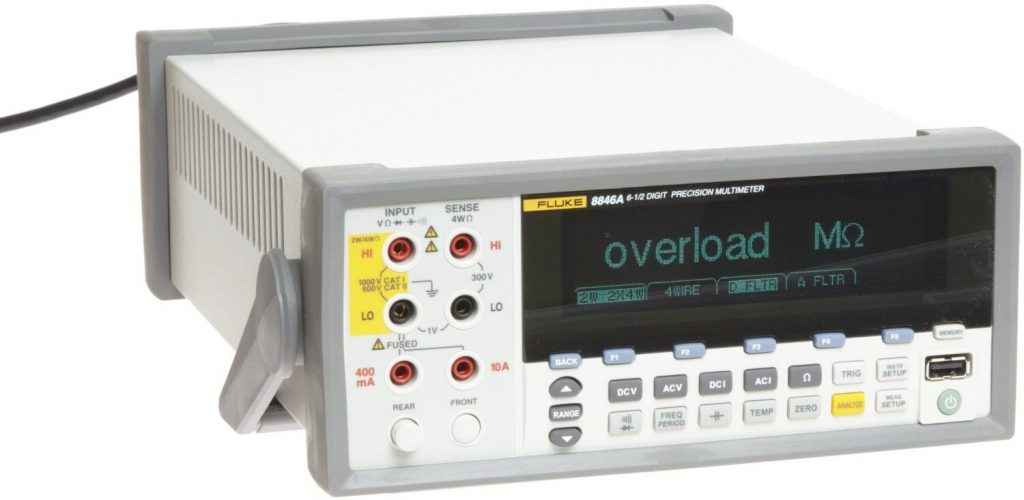 FLUKE 8846A-SU 240V 6.5 DIGIT PRECISION MULTIMETER (INCL. SOFTWARE ...